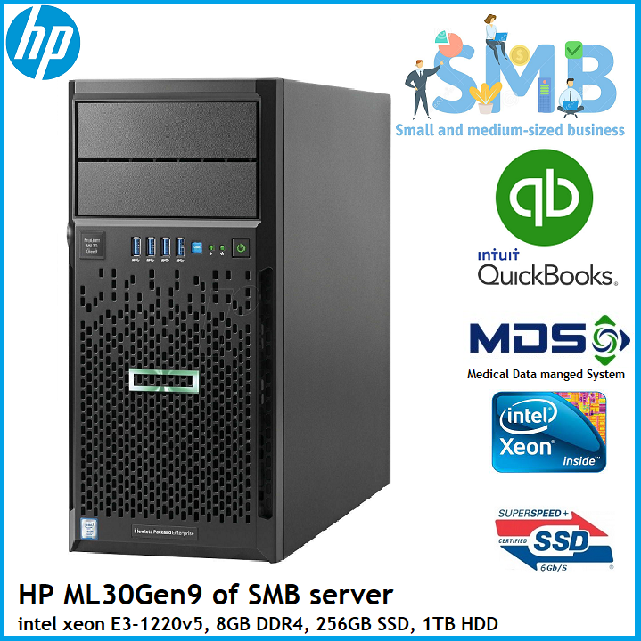 HP ML30Gen9 Tower server