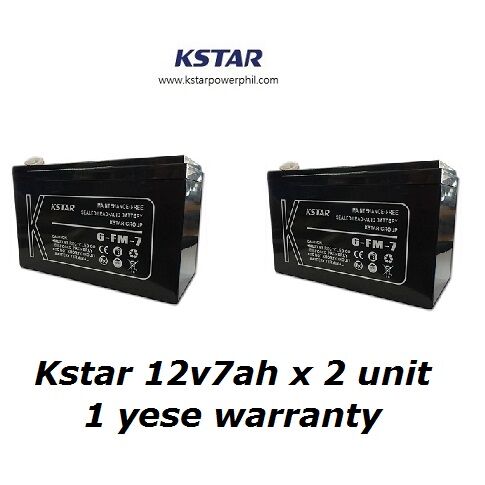 12v7ah ups battery x 2 unit PROMO