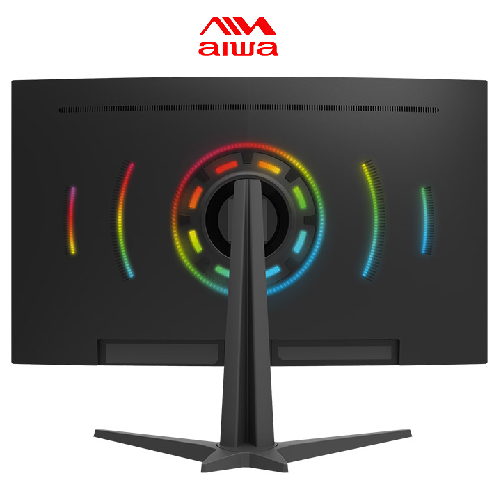 Aiwa 27inch 4k QHD 144hz gaming lighting colorful curved 27" monitor ...
